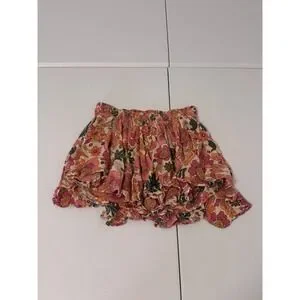 Free People | Shorts | Free People Floral Smocked Mini Skort Pink ...
